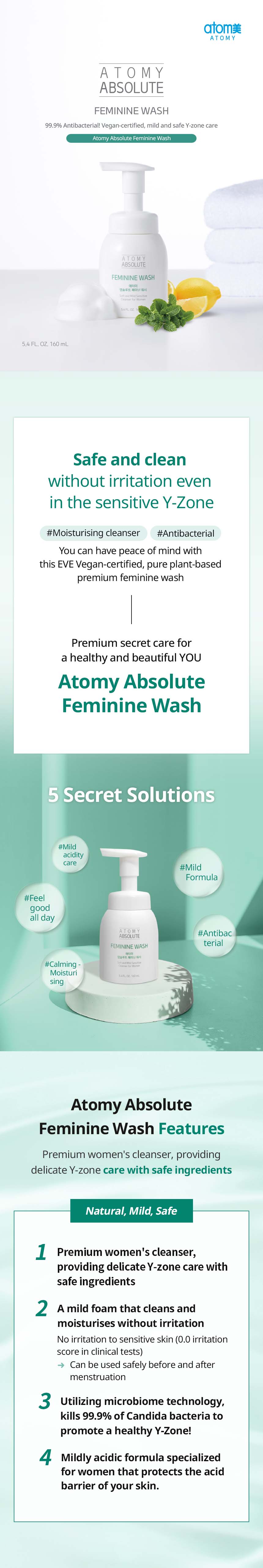 Absolute Feminine Wash (1ea) | Atomy Australia