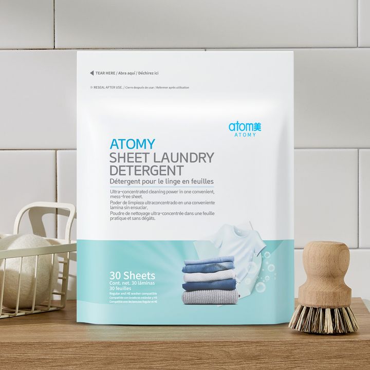 Sheet Laundry Detergent (30 Sheets) | Atomy Canada