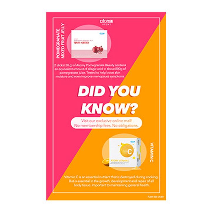 A5 Supplement Leaflet | Atomy United Kingdom