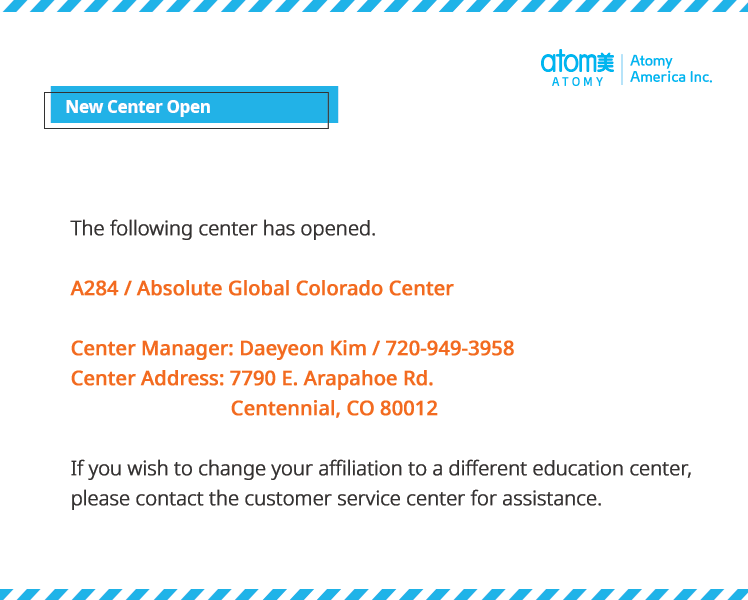Notice | Atomy USA
